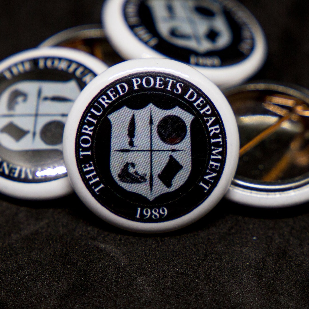 Swift Merch Pinback, Tortured Poets Dept Seal Badge, Album Fan ...