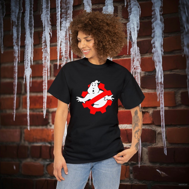 Ghostbusters Engineering Corps Logo Tee Shirt, Graphic Tee, Movie Fan ...