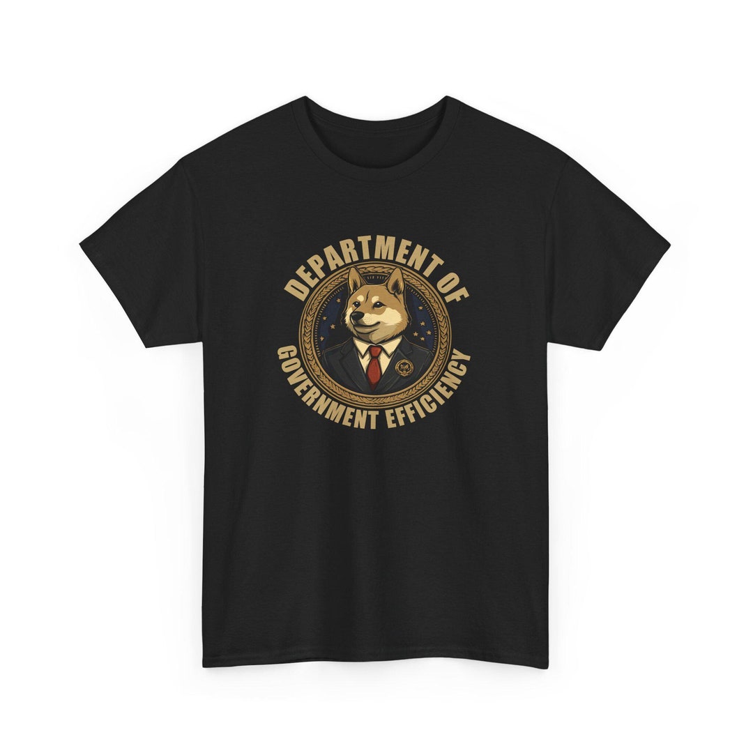 DOGE Department of Government Efficiency T-shirt, Political Satire Doge ...