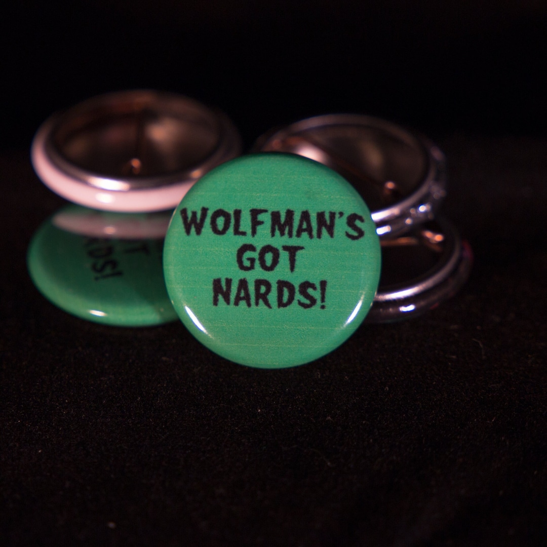 Monster Squad 'wolfman's Got Nards' 1" Pinback Button - Classic Movie ...