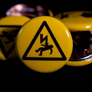 Ghostbusters | Electric Shock | 1" Pinback Button - Etsy