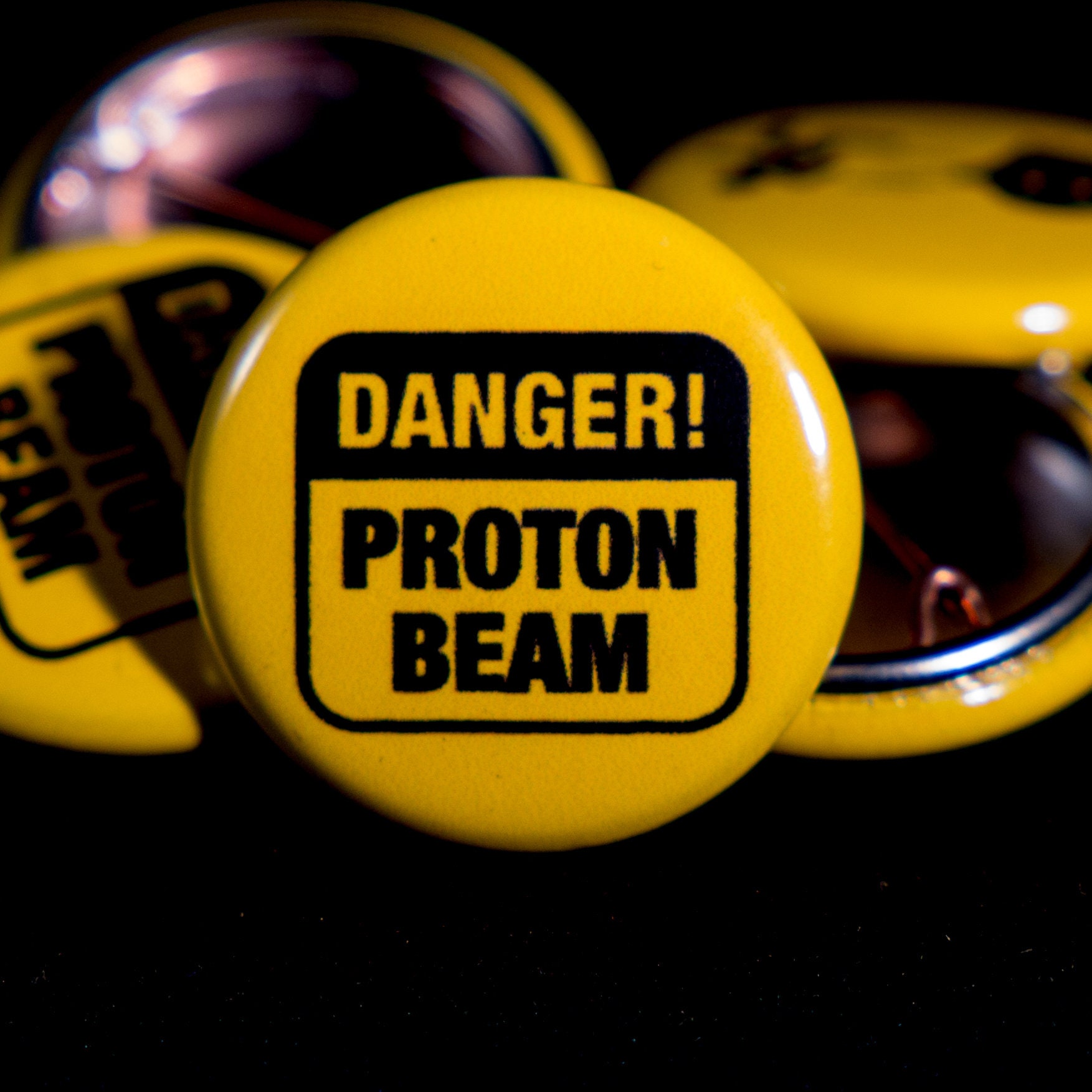 Danger Proton Beam Ghostbusters Button, 1-inch Pinback Accessory - Etsy