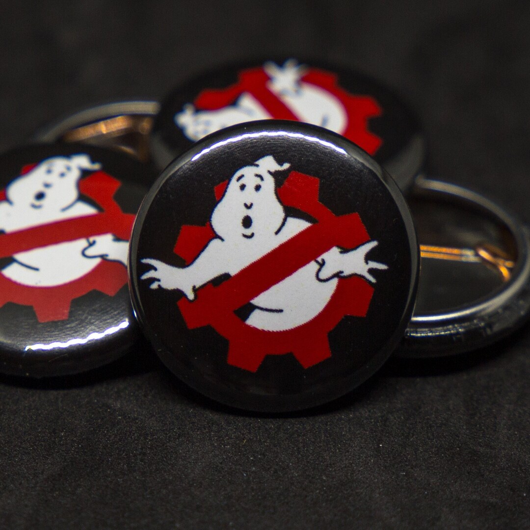 Ghostbusters Engineering Logo Pin, 1-inch Button, Geeky Sci-fi Badge ...
