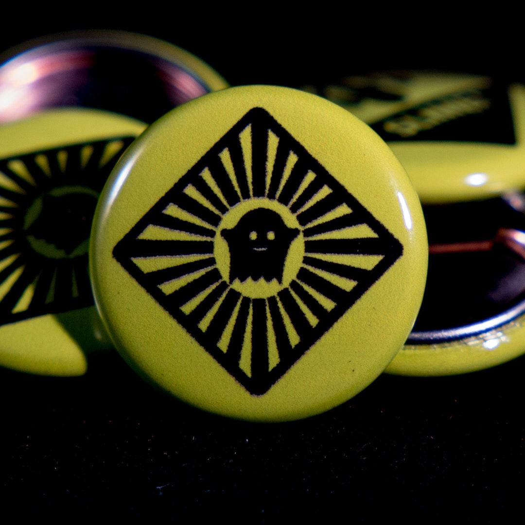 Ghostbusters | Ghost Warning | 1" Pinback Button - Etsy