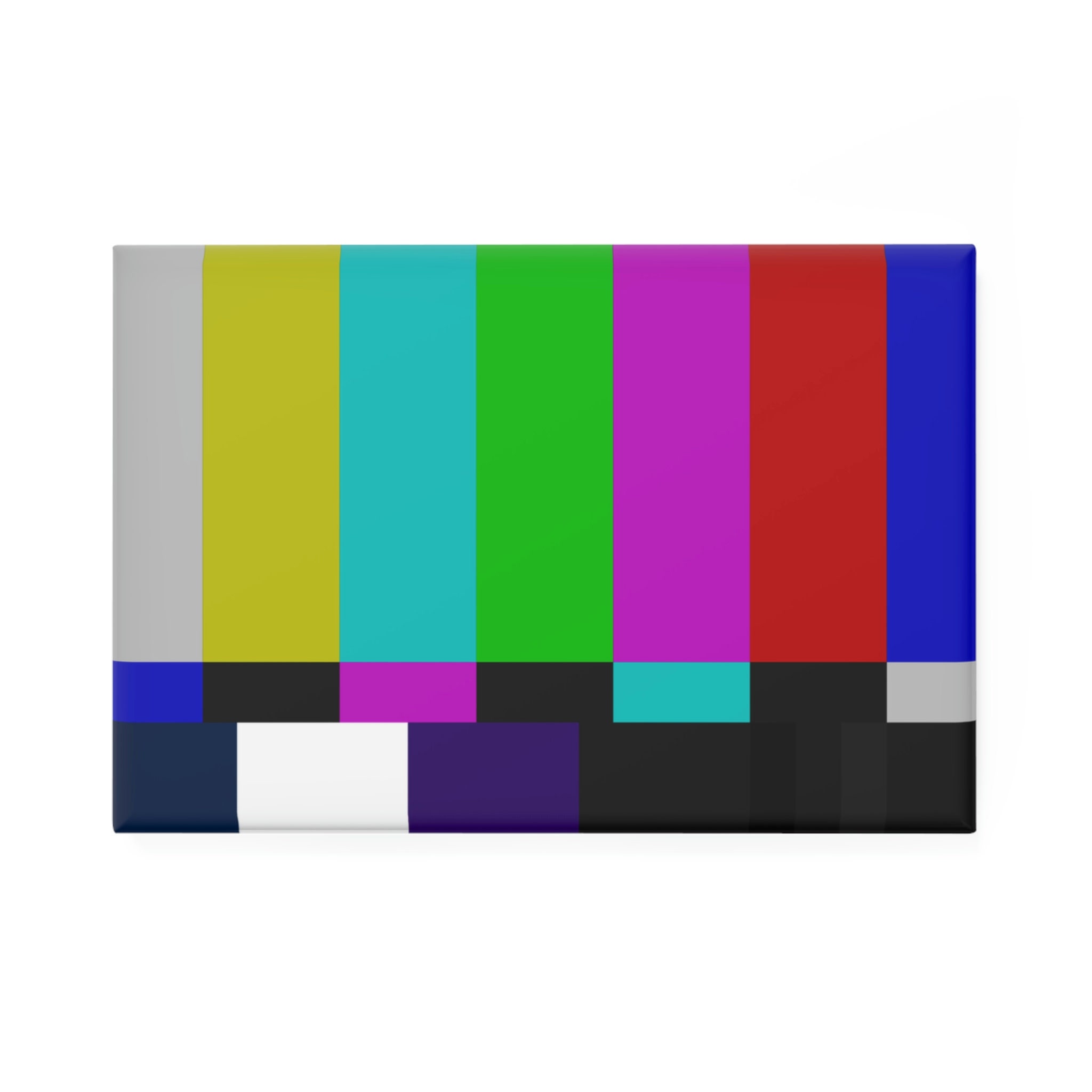 COLOR BARS Button Magnet, Rectangle 1 & 10 Pcs - Etsy