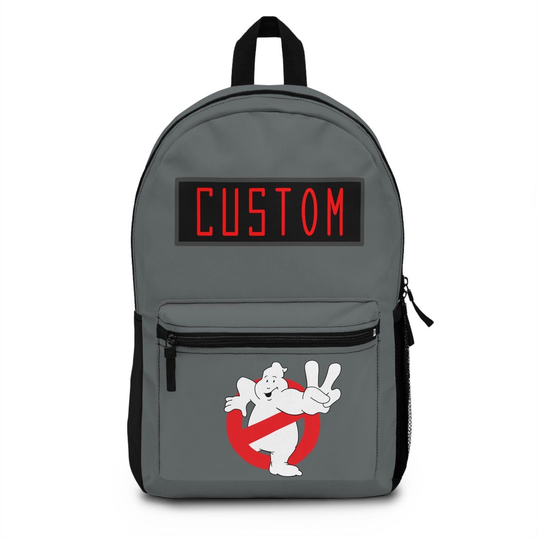 Ghostbusters 2 Personalized Backpack, Custom Name Bag, School Backpack ...