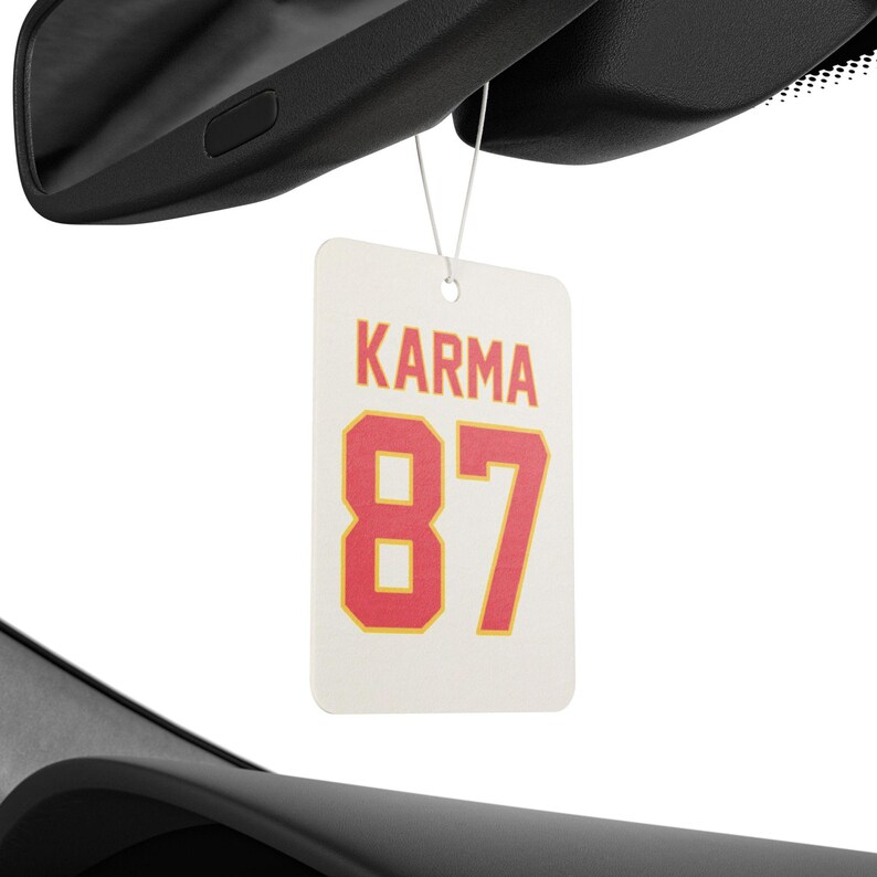 Karma 87 Kansas City Car Air Freshener, Jersey Hanging Scent Diffuser ...