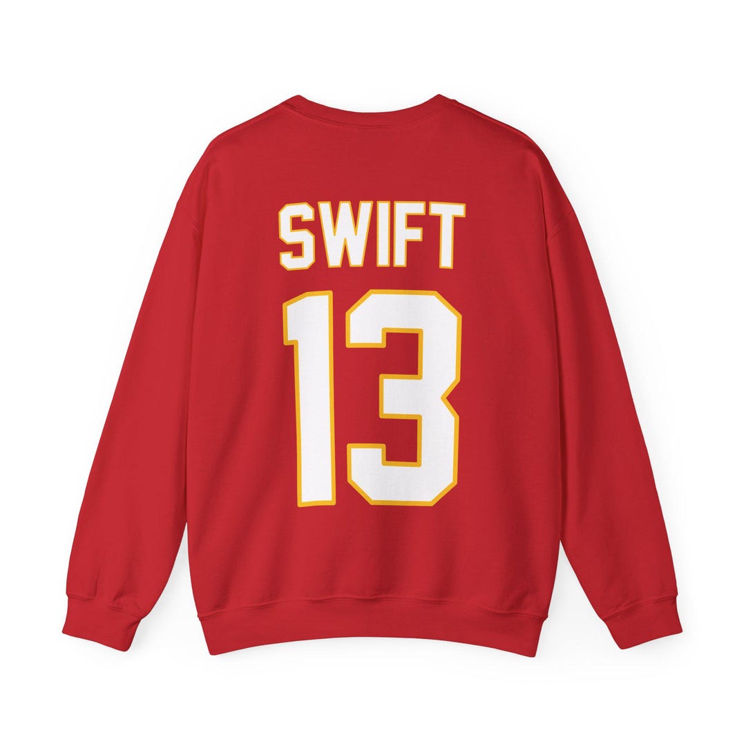 Swift 13 Kansas City Jersey Crewneck Sweatshirt Unisex Heavy Blend ...