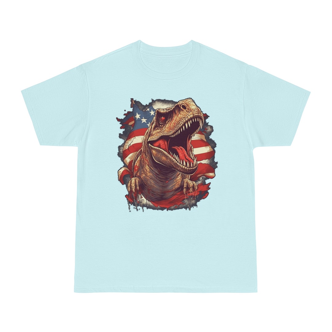 Camiseta patriótica de dinosaurio T-Rex, Camiseta Freedom-Rex, Camiseta ...
