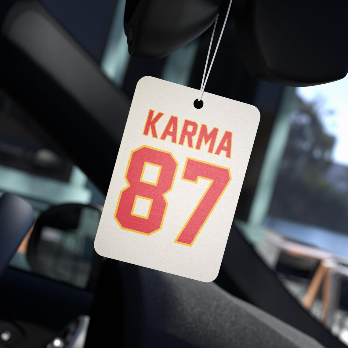 Karma 87 Kansas City Car Air Freshener, Jersey Hanging Scent Diffuser ...
