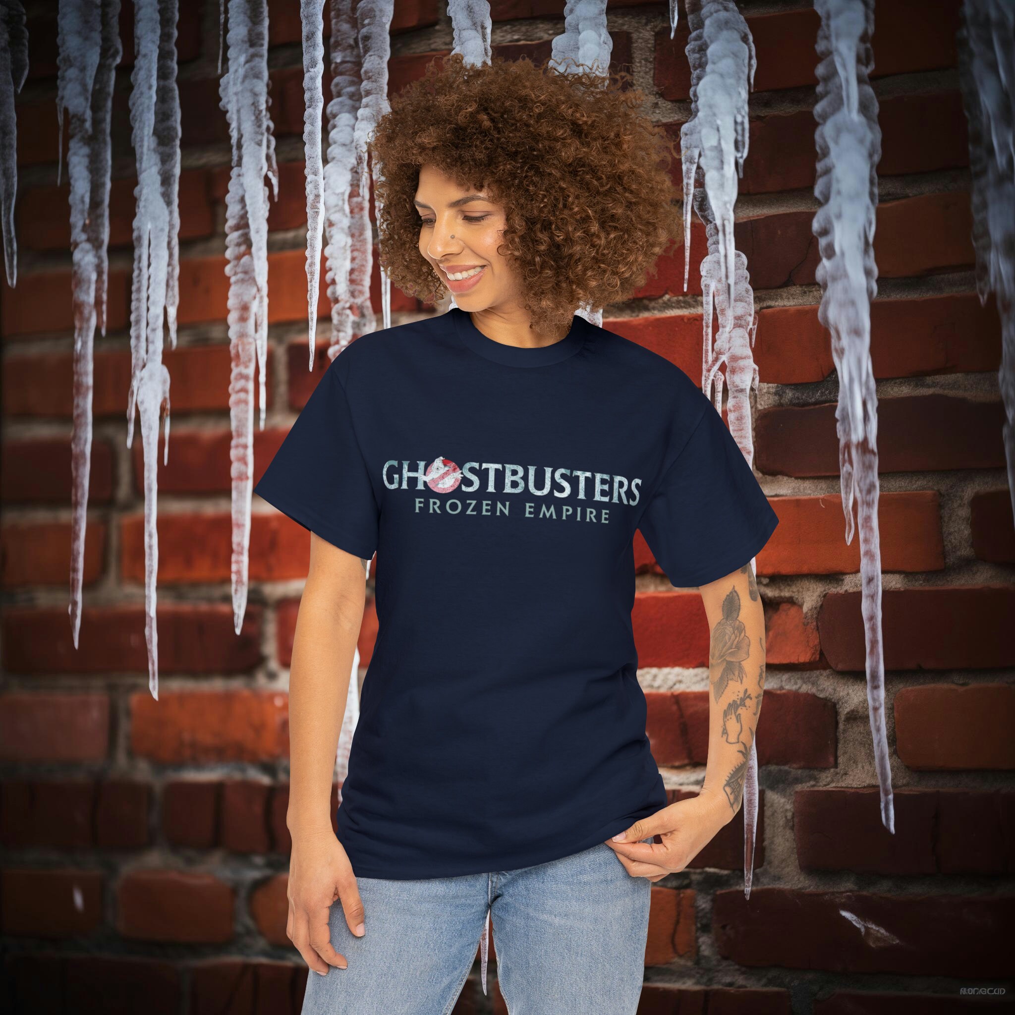 Ghostbusters Frozen Empire Title Logo Tee Stay Cool, Stay Ghostbusting - Etsy