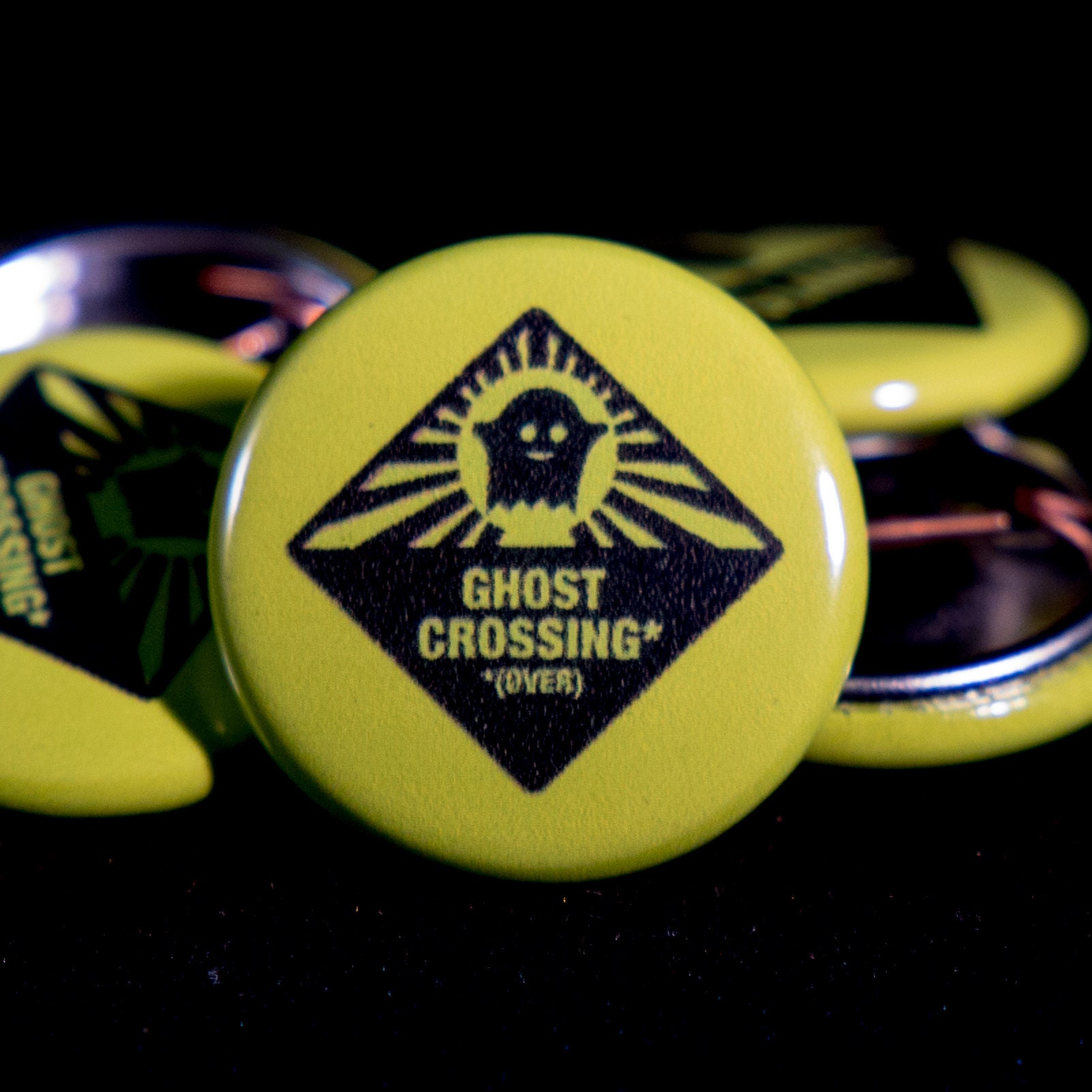 Ghostbusters Ghost Crossing 1 Inch Pinback Button, Movie Badge, Ghost ...