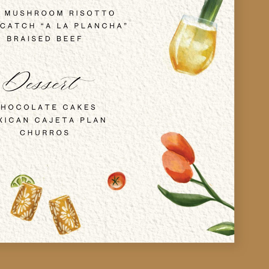 Mexico Menu | Tulum Menu - Etsy