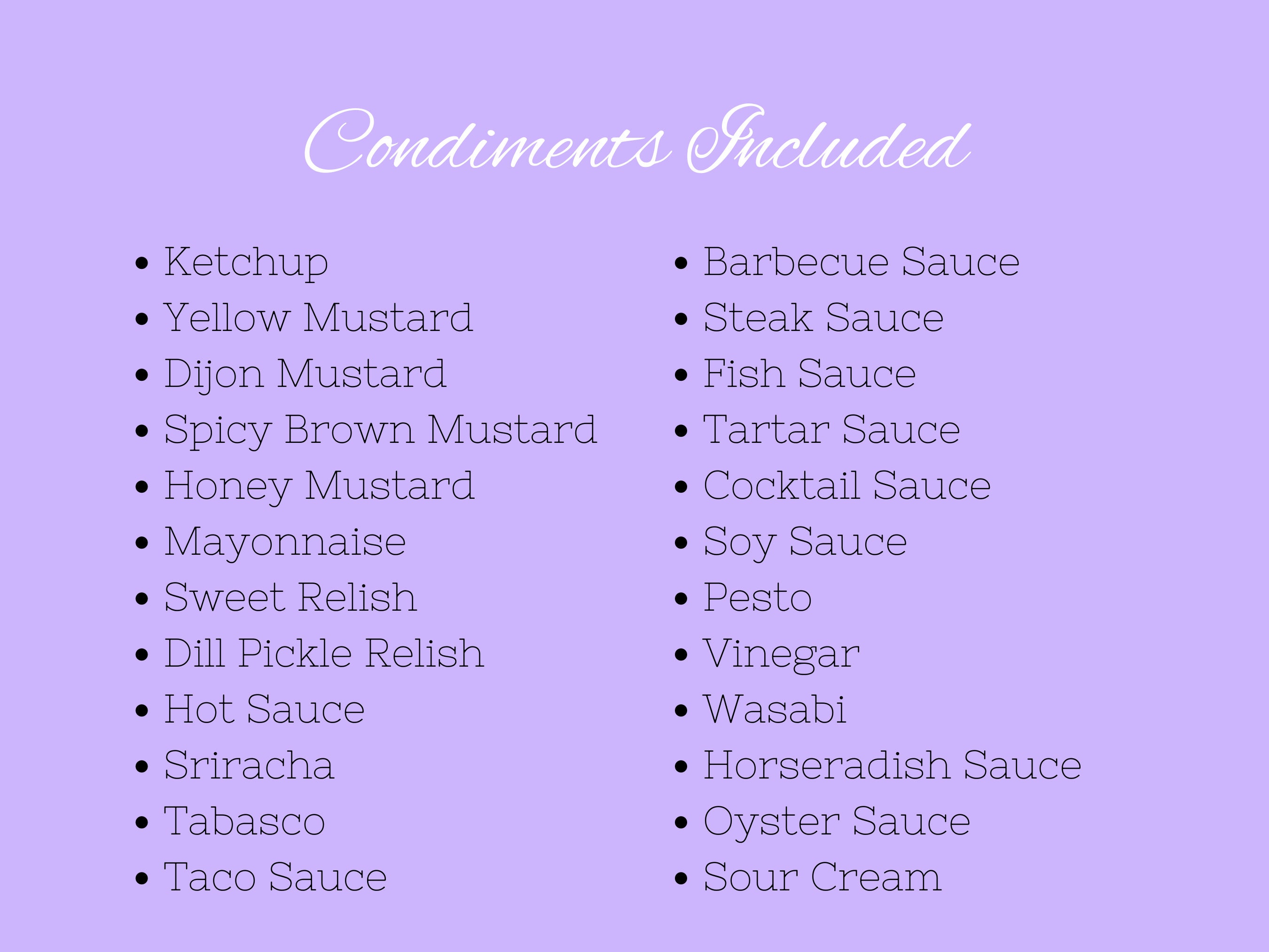 Printable Minimalist Square Common Condiment Labels | Digital Labels ...