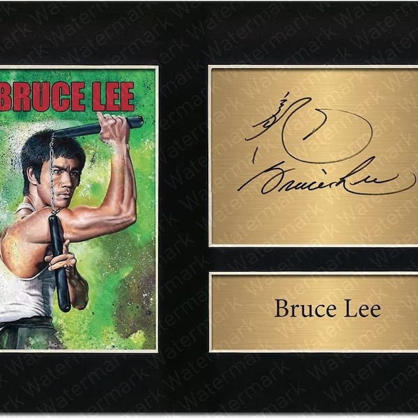 Bruce Lee Autograph - Etsy