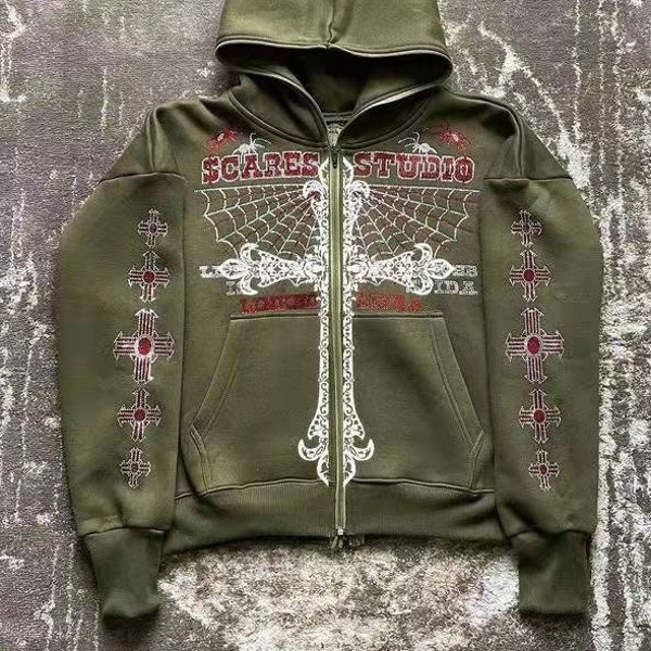 Goth Sweatshirt Y2k - Etsy