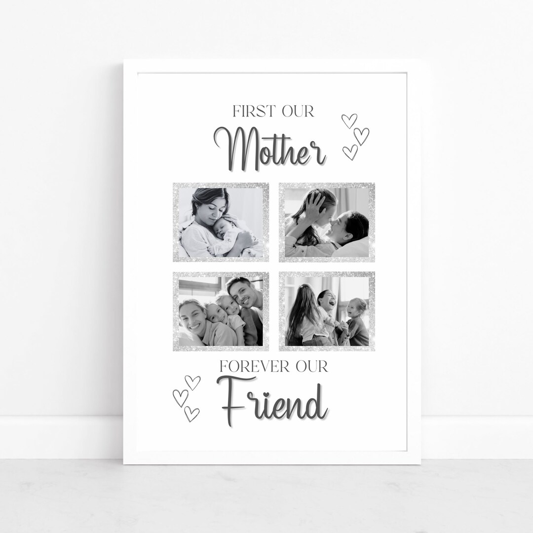 Personalised Picture Mum Mother Frame Picture Print Gift - Etsy