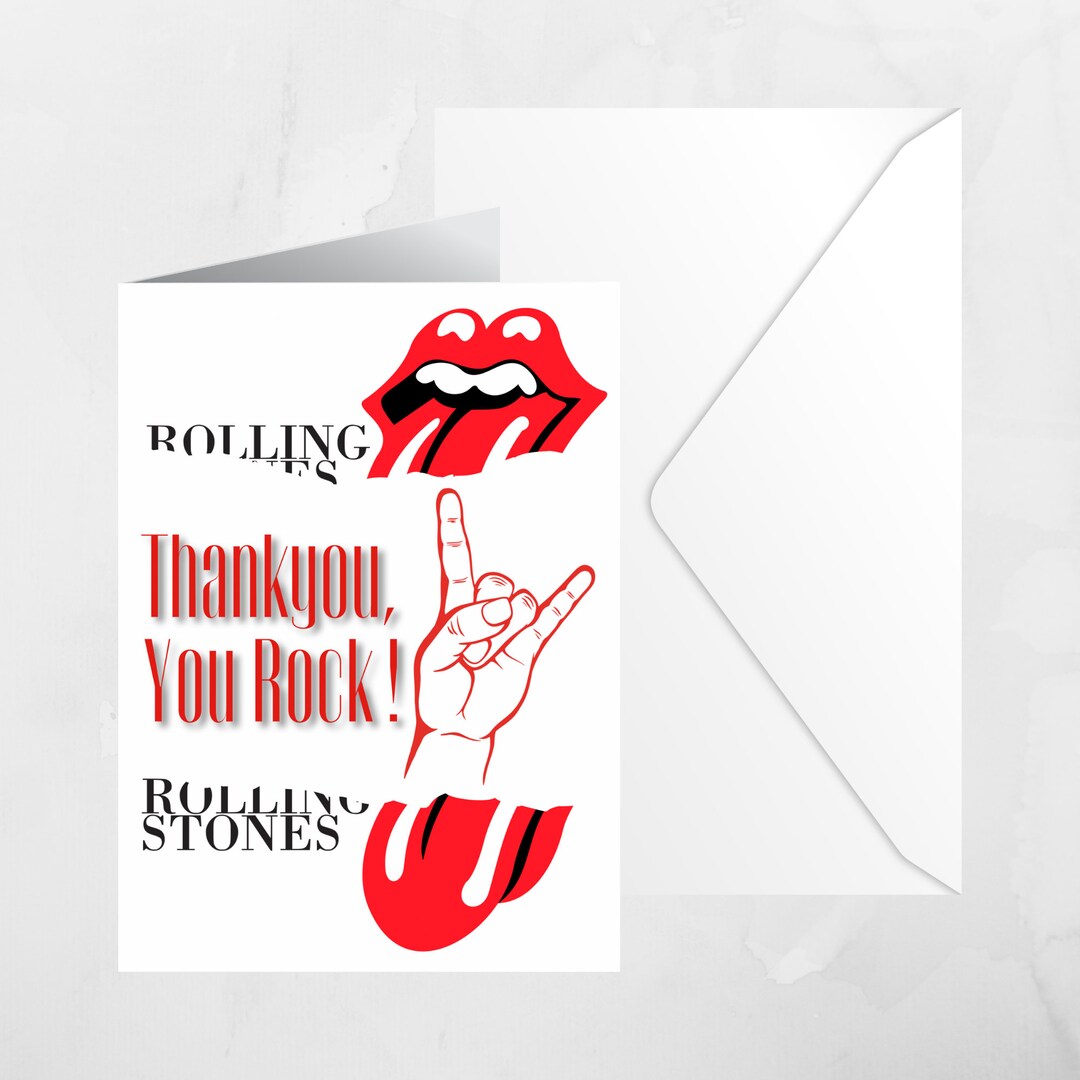 Personalised Rock Band Birthday Card 70s Singer Rock N Roll - Etsy