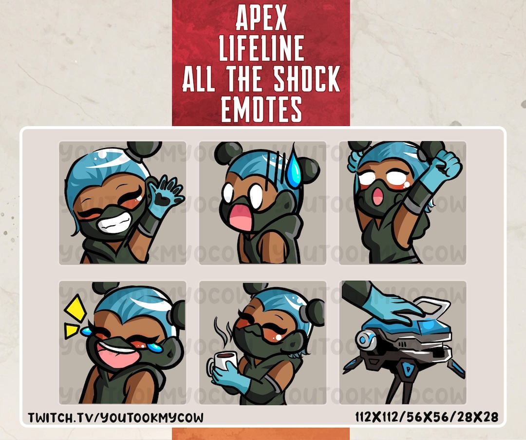 Lifeline All the Shock Skin. Apex Legends - Twitch, Kick, Discord ...