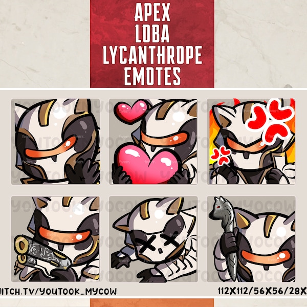 Loba Apex Legends Twitch Emotes - Etsy