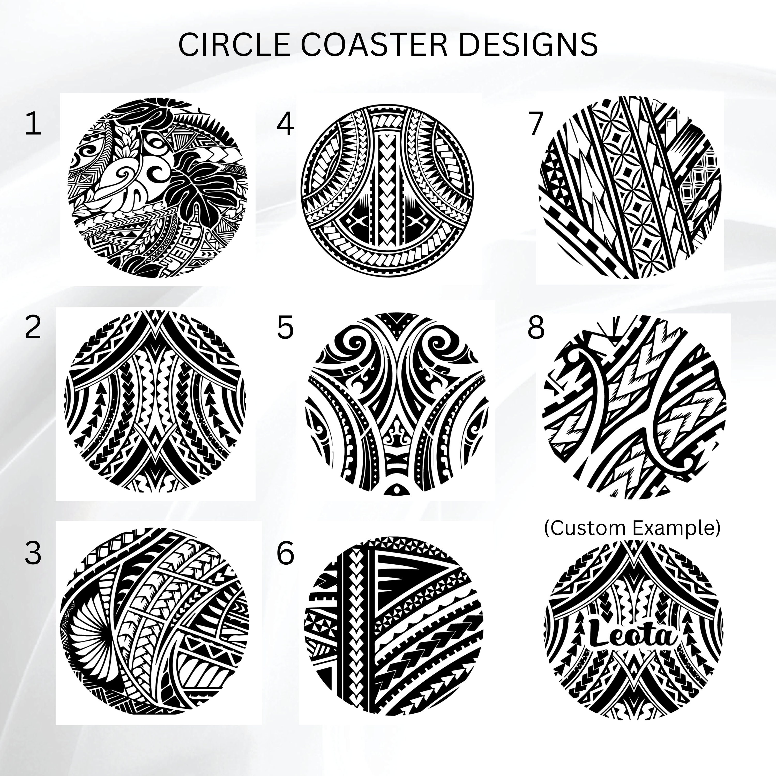 Sublimated Circle Ceramic Coasters - Etsy