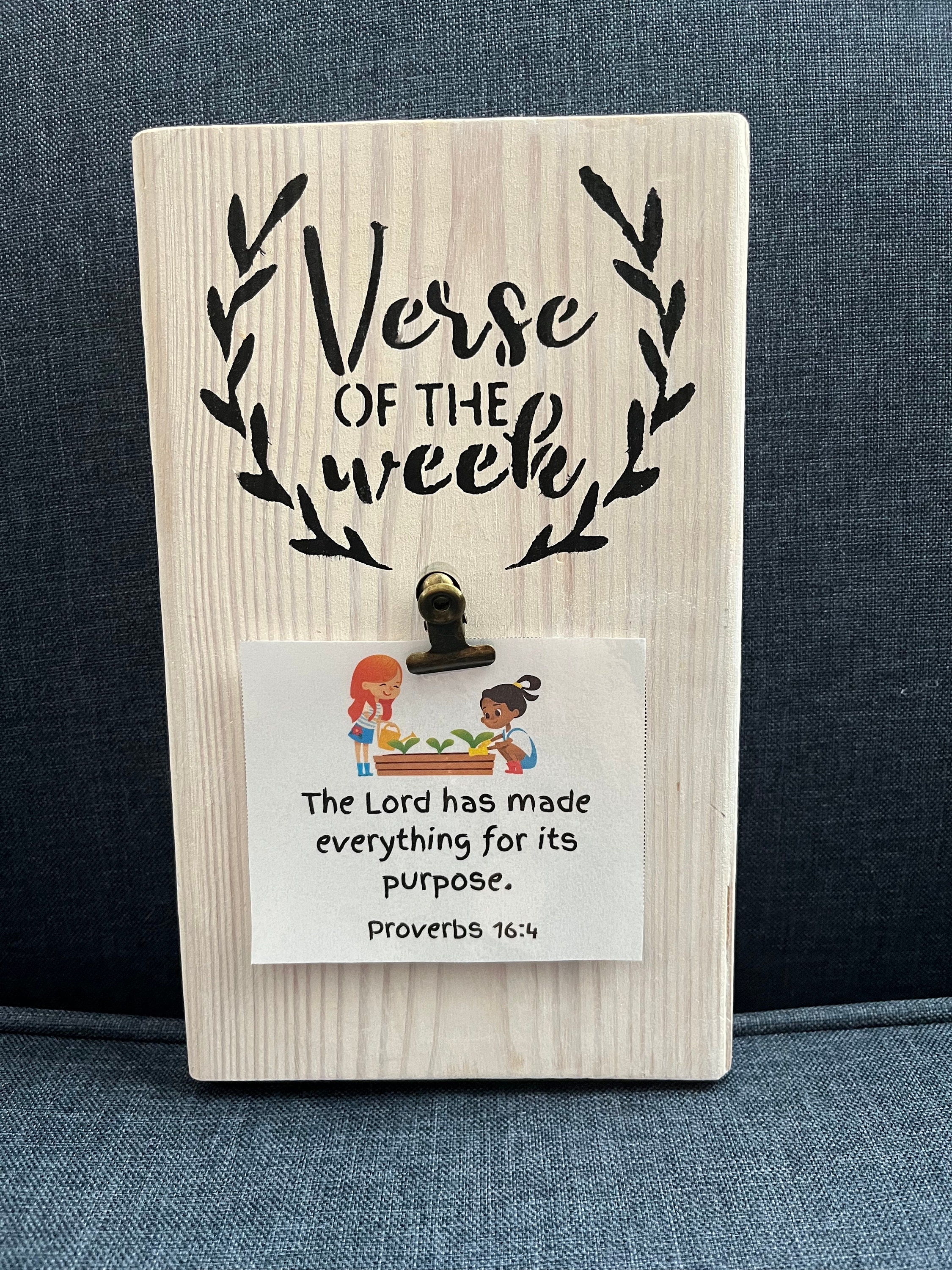 Bible Memory Verses for Preschoolers, Kids Scripture Cards, Printable ...