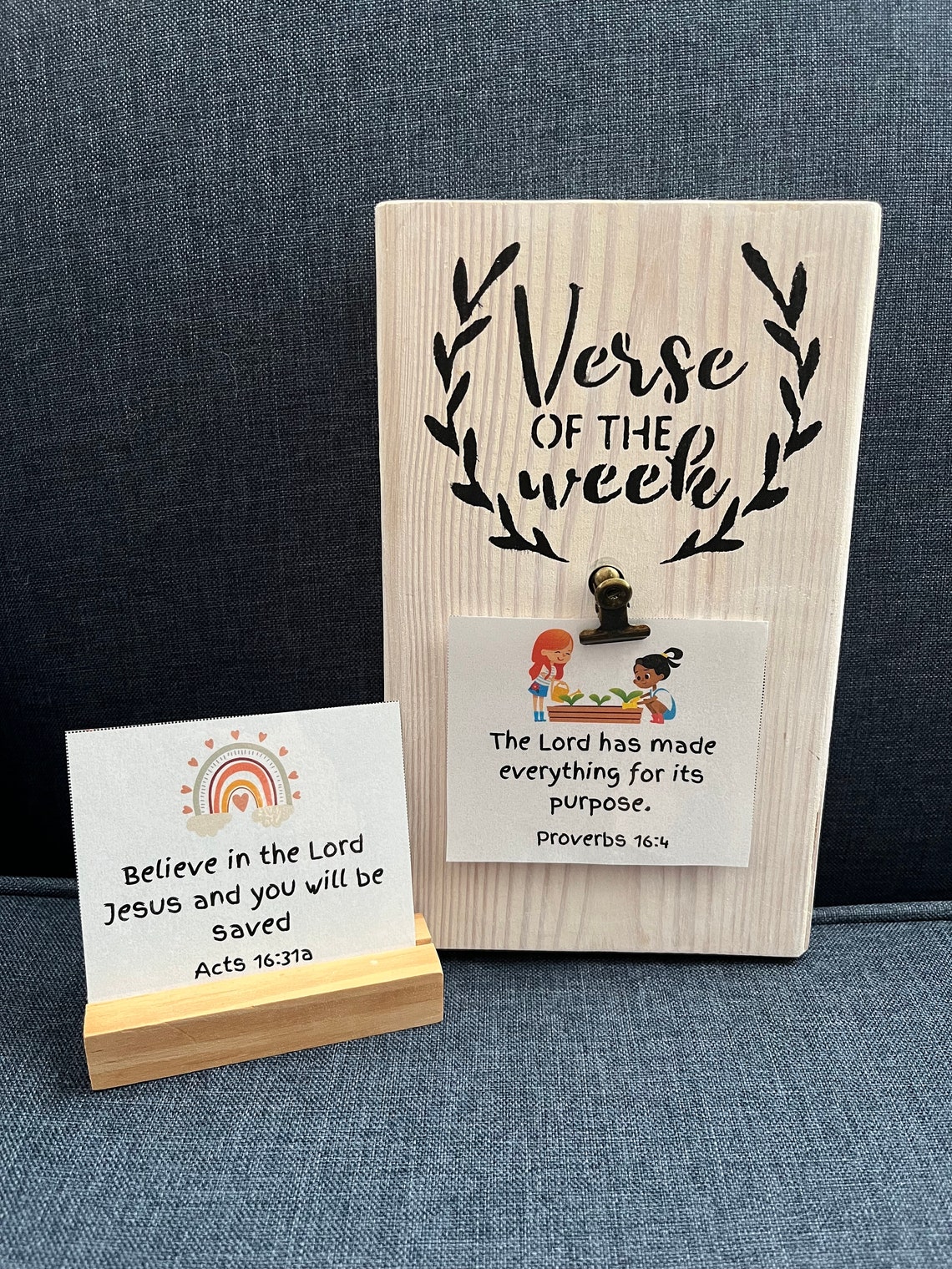 Bible Memory Verses for Preschoolers, Kids Scripture Cards, Printable ...