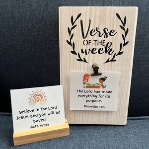 Bible Memory Verses for Preschoolers, Kids Scripture Cards, Printable ...