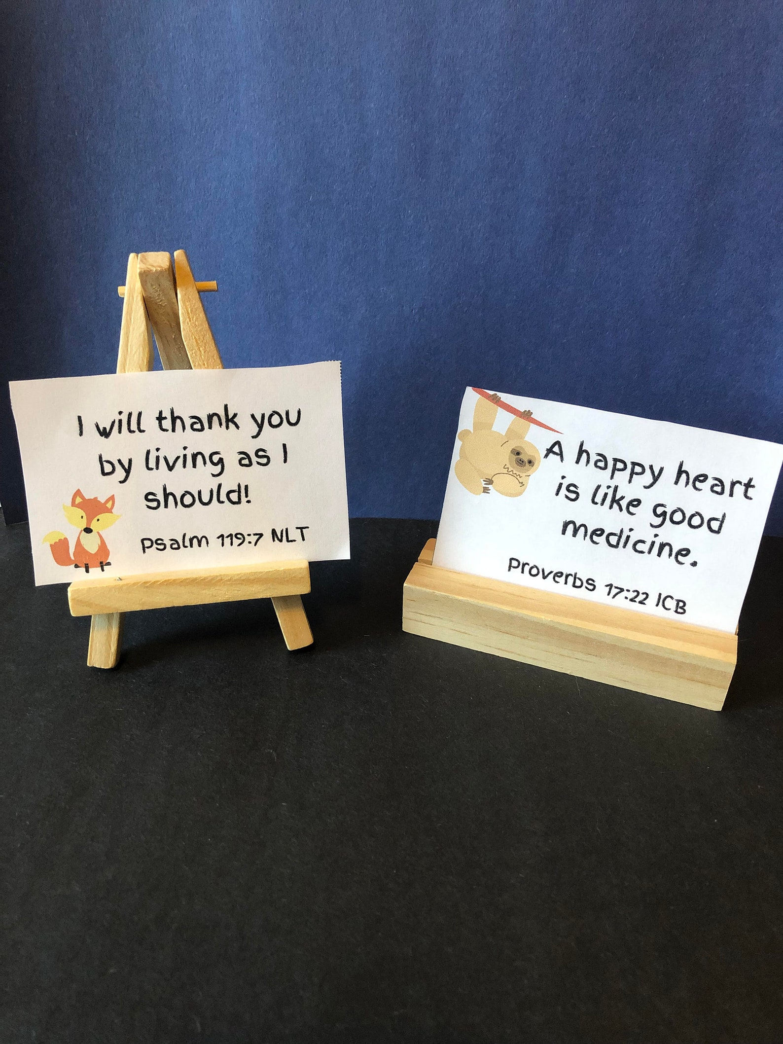 Bible Memory Verses for Young Preschoolers, Kids Scripture Cards ...