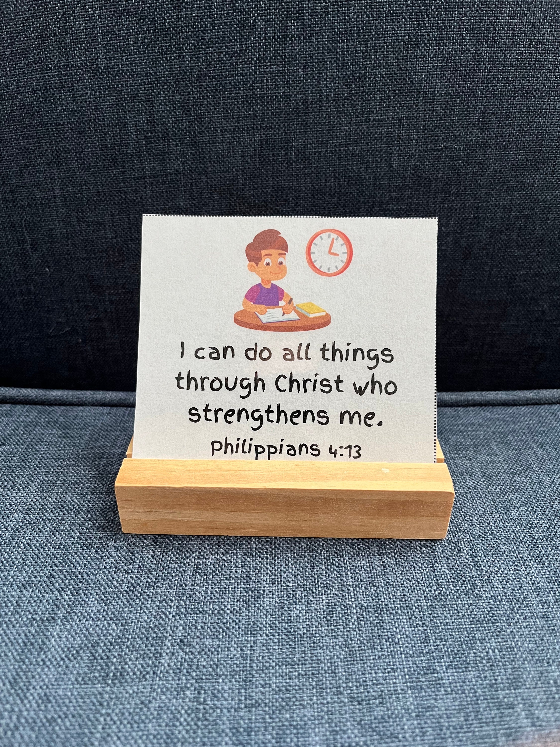 Bible Memory Verses for Preschoolers, Kids Scripture Cards, Printable ...