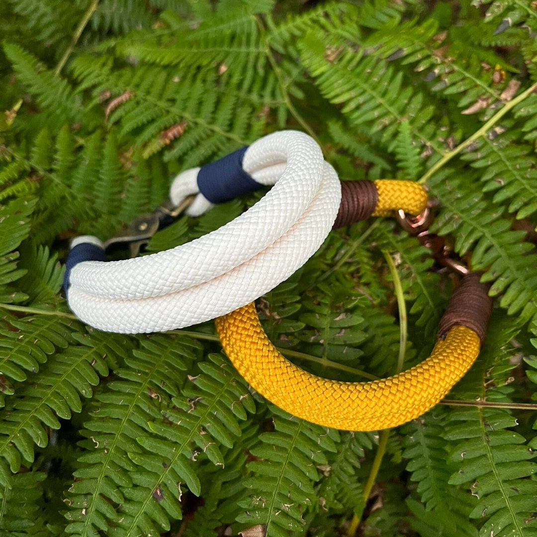 Dog Rope Collar - Customisable Colour Combination - Two Layers of 10 Mm ...