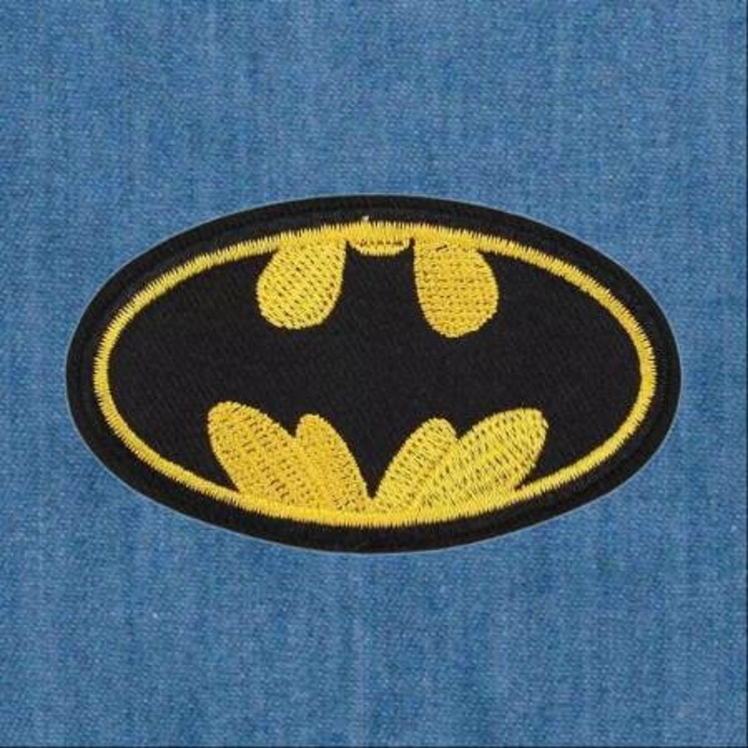 Batman Marvel Embroidered Embroidery Patch Patches Iron on Sew on ...