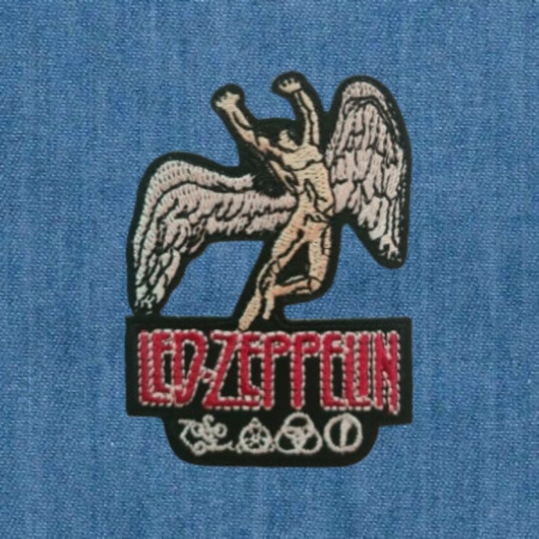 Led Zeppelin Rock Band Embroidered Embroidery Patch Patches - Etsy