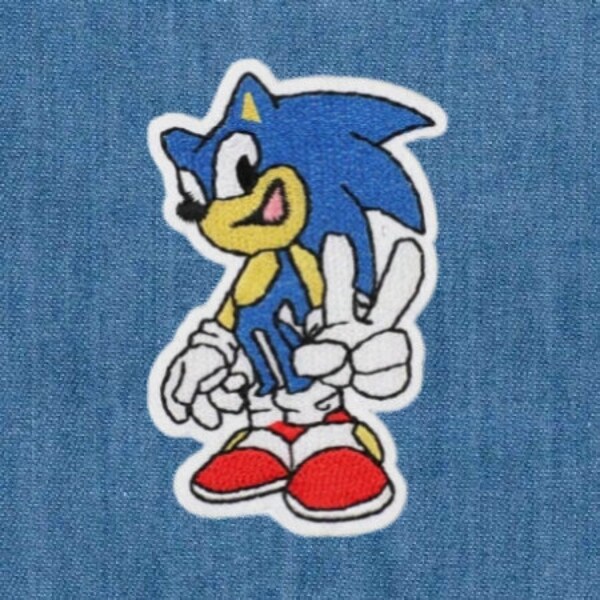 Sonic Iron Transfer - Etsy