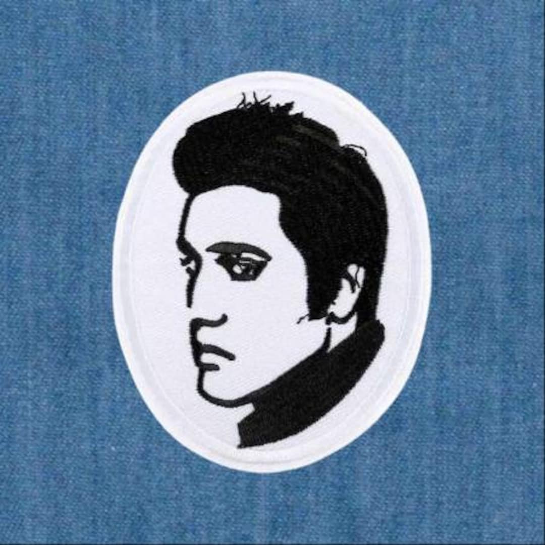 Elvis Presley Embroidered Embroidery Patch Patches Iron on Sew on ...