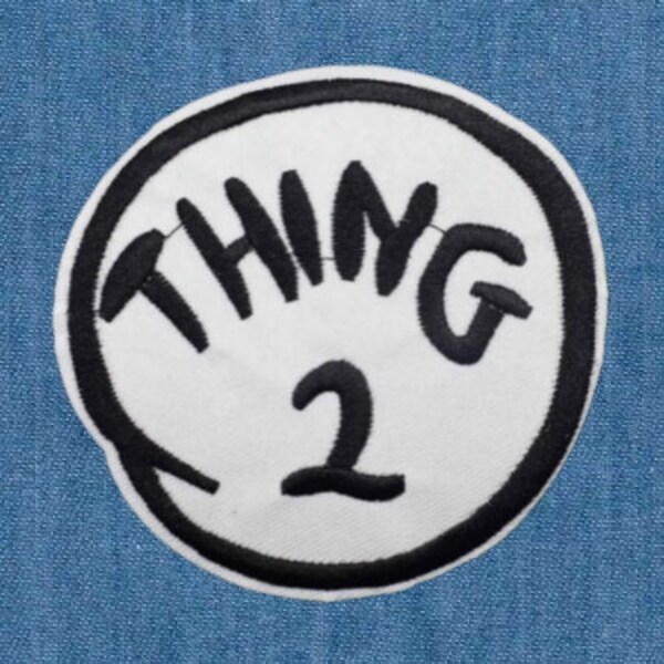 Thing 1 Thing 2 Iron On - Etsy