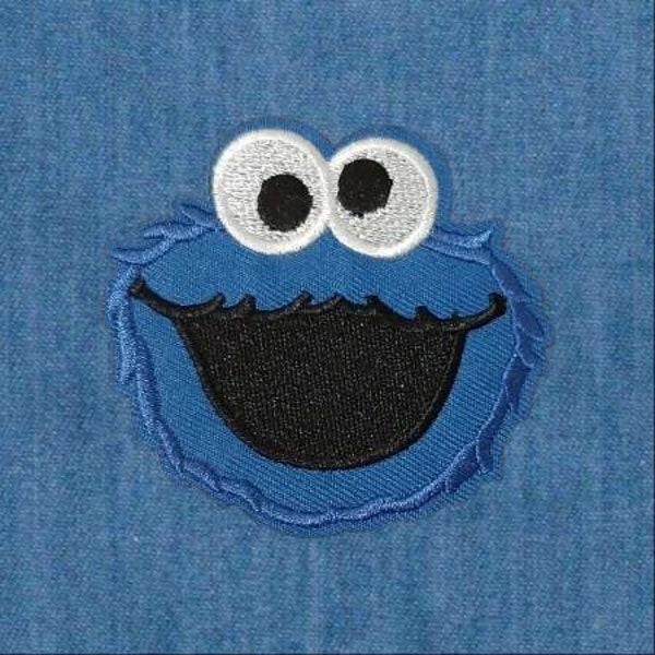 Cookie Monster Embroidery - Etsy