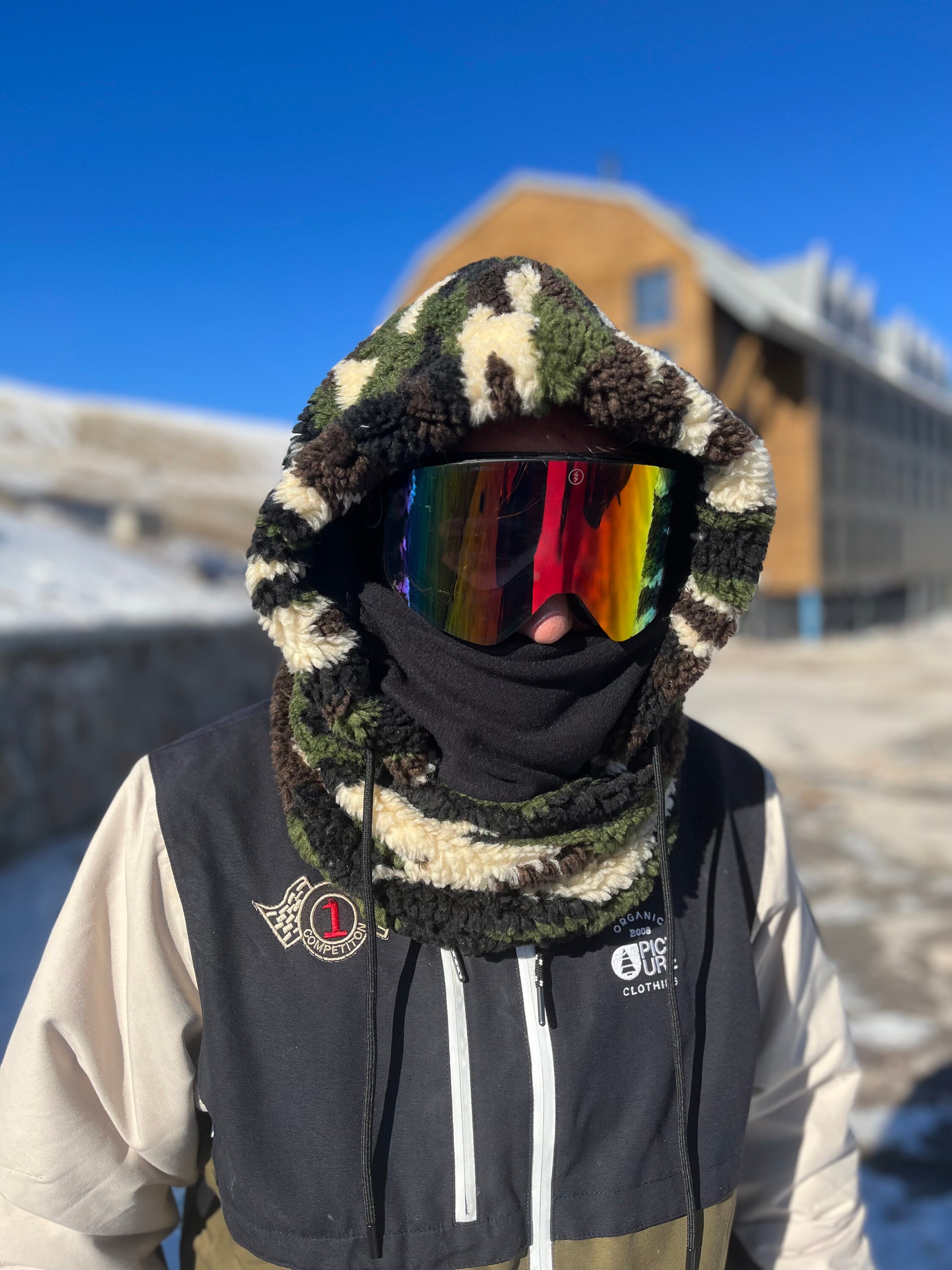 Snow Balaclava Hood, Ski Hood, Snowboard Hood, Fleece Hood, Helmet Hood ...