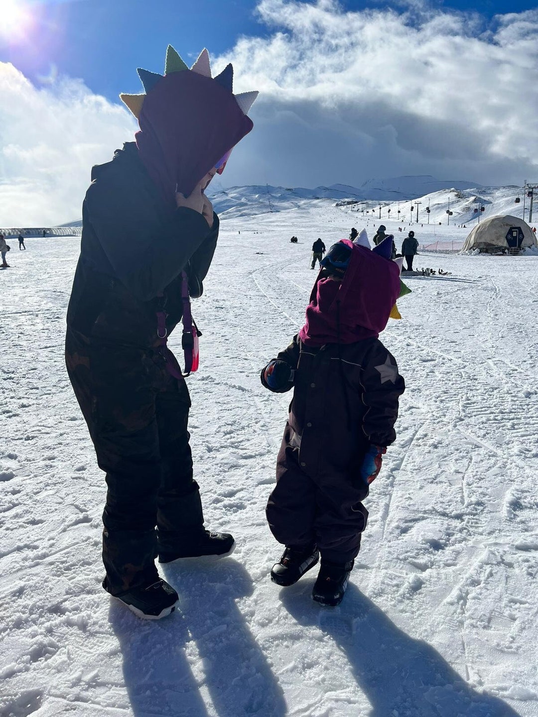 Mom and Son Balaclava, Snow Balaclava Hood, Ski Hood, Snowboard Hood ...