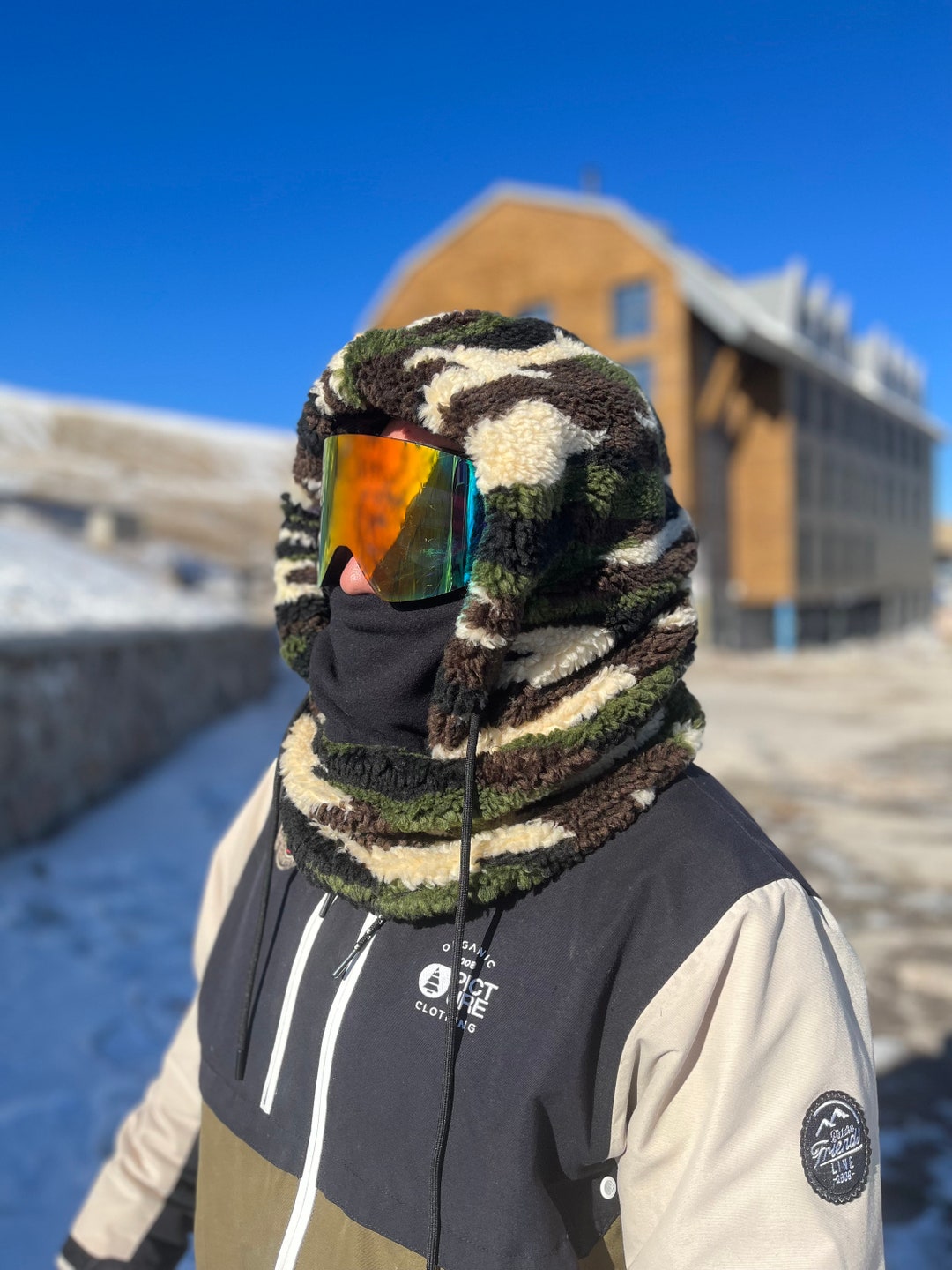 Snow Balaclava Hood, Ski Hood, Snowboard Hood, Fleece Hood, Helmet Hood ...