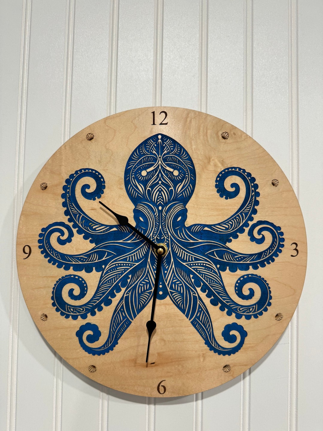 Octopus Clock - Etsy