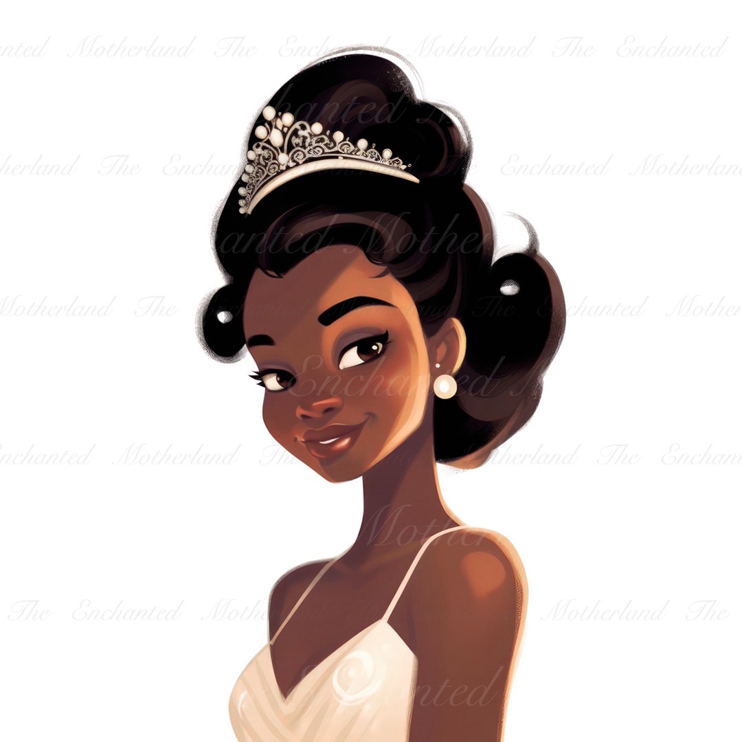 African Bride Portrait Clipart Black Woman Bride Clipart - Etsy