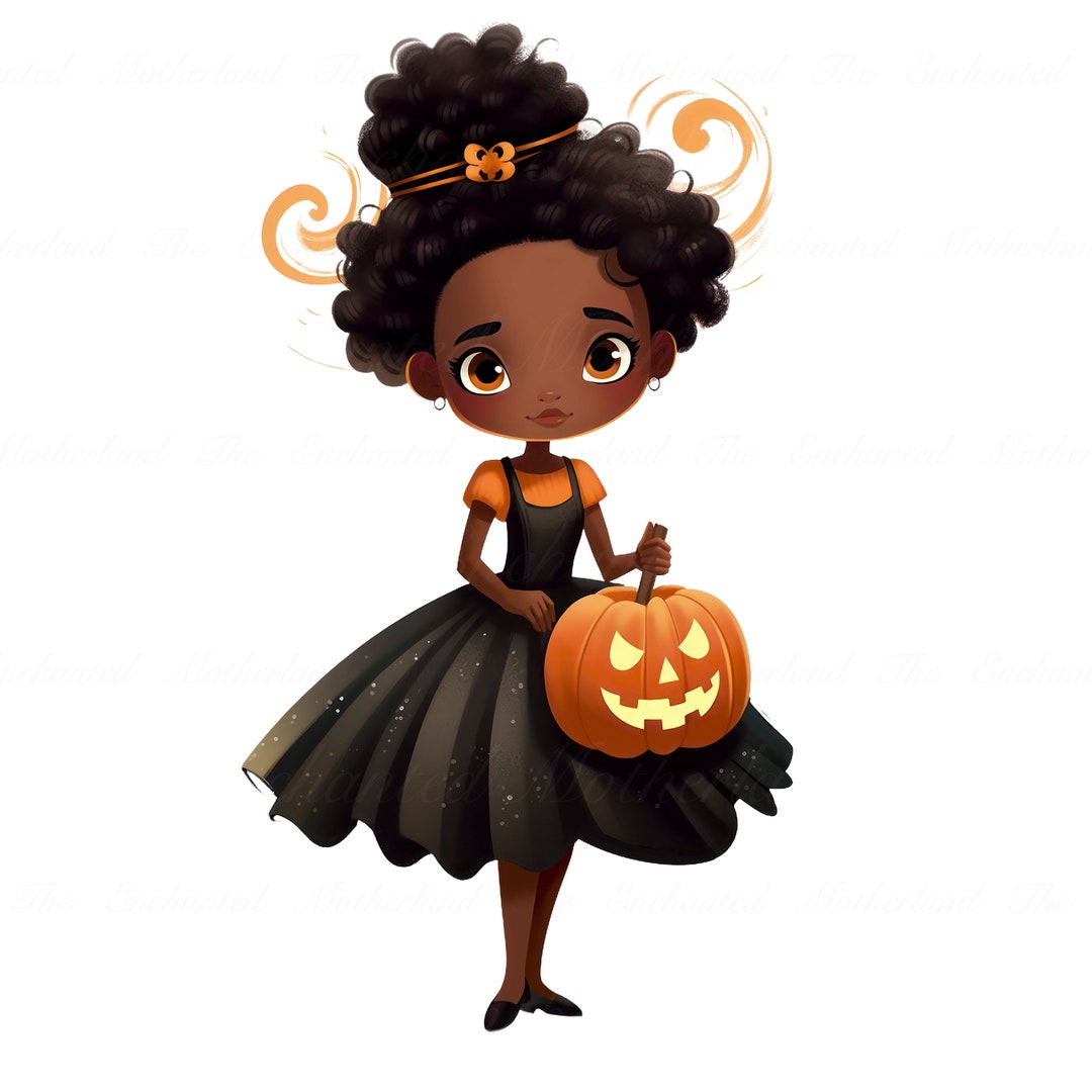 Black Halloween Spooky Witch Clipart Spooky Season PNG - Etsy