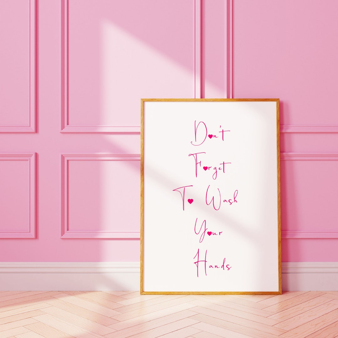 That Girl Wall Art, Quote Wall Art Poster, Feminine Art Print, Colorful ...