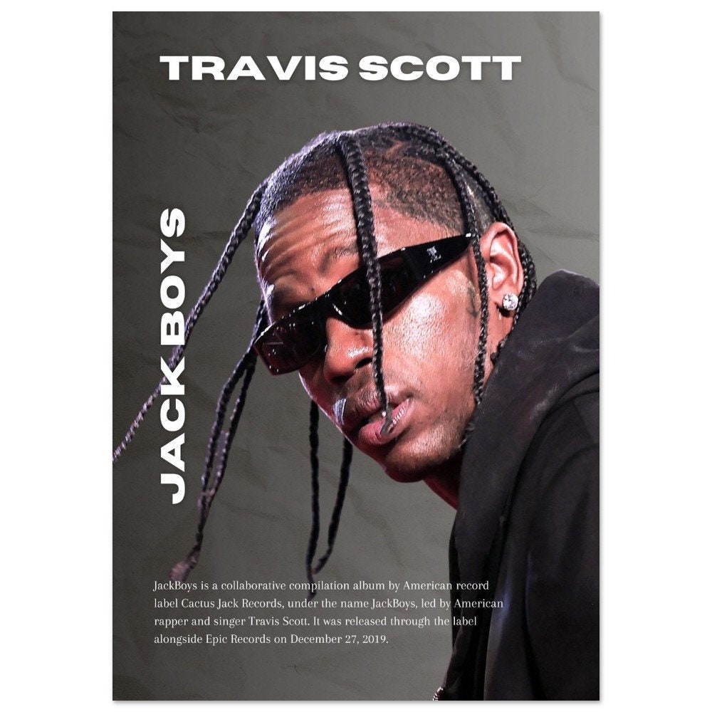 Travis Scott Poste, Music Poster, Artist Poster, Album Poster, Premium ...