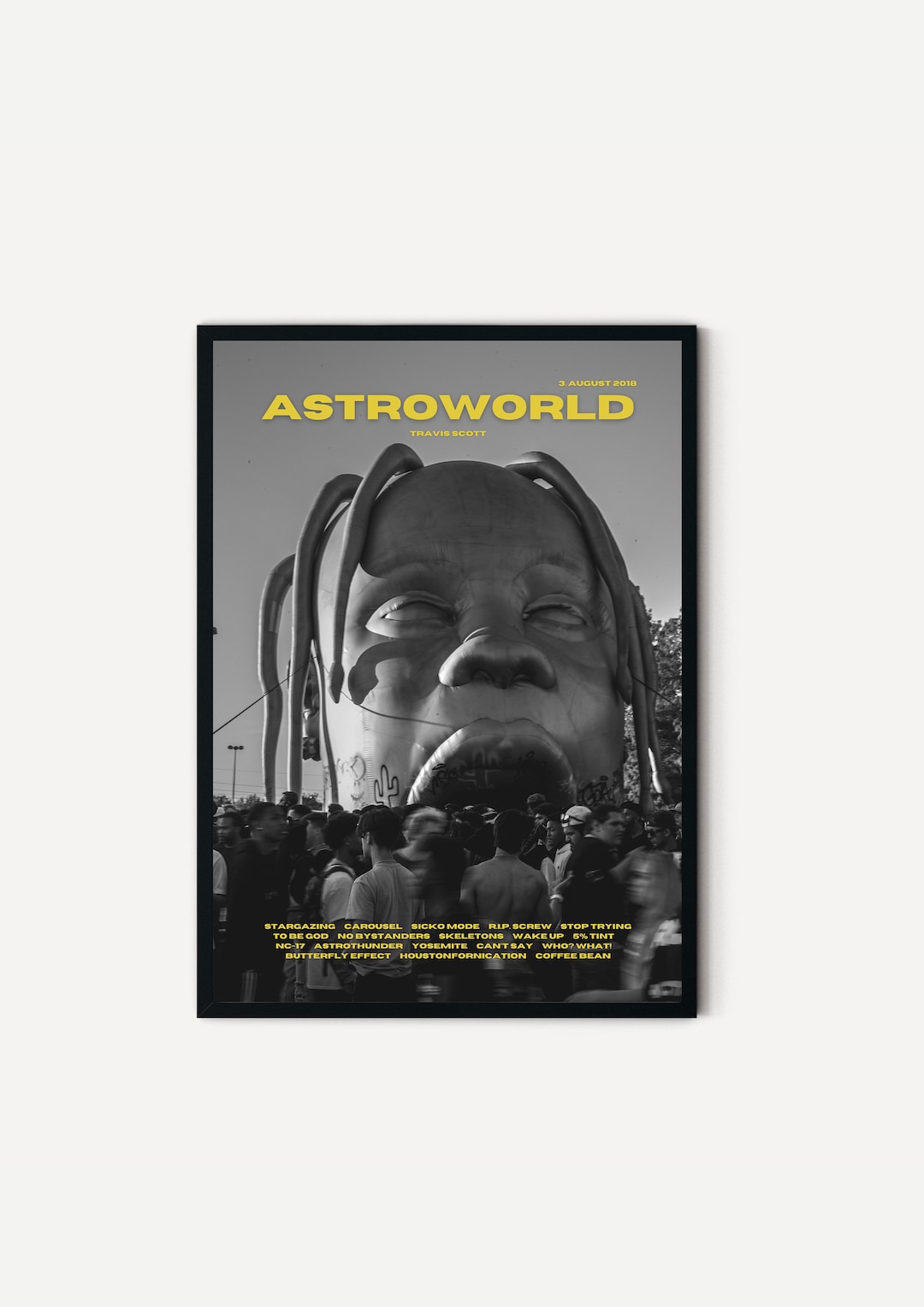 Astroworld Travis Scott Poster Artist Poster Album Poster - Etsy