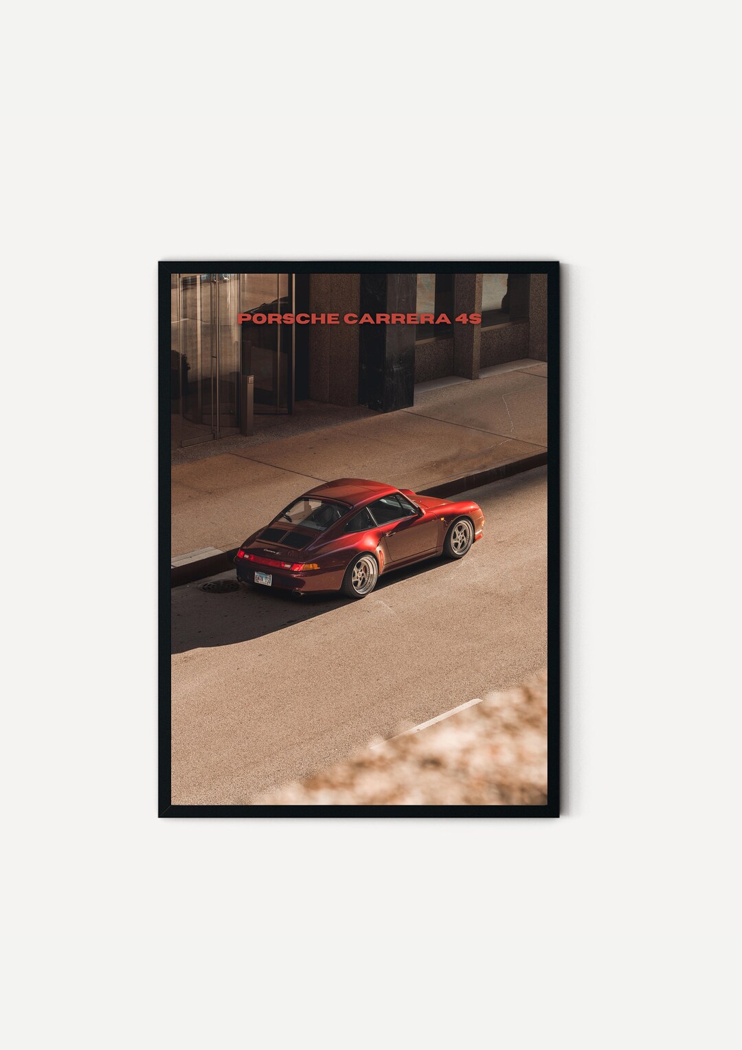 Porsche 911 Carrera 4S Poster, Premium Poster, Hochwertiger Druck ...