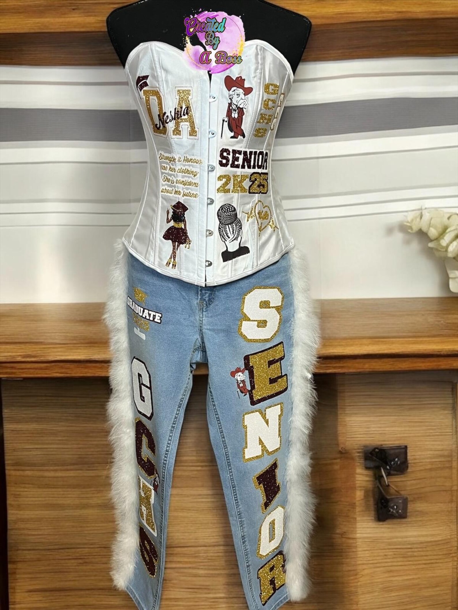 Senior Szn Set; Senior Corset; Corset Senior Sweatshirt and Pant ...