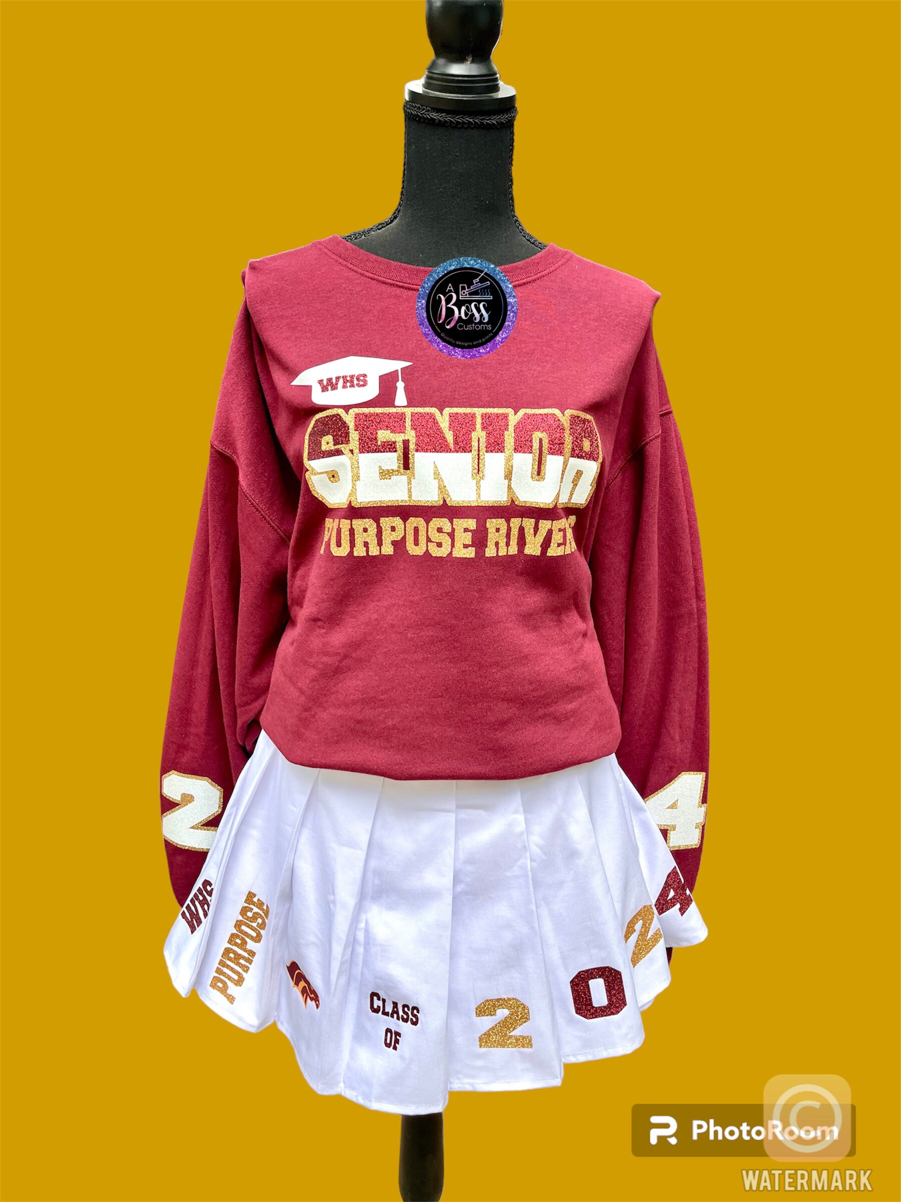 Senior Szn Set; Senior Sweatshirt and Skirt Set; Senior Skirt Set ...