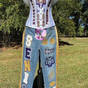Custom Senior 2026 Corset & Jeans Set - Etsy